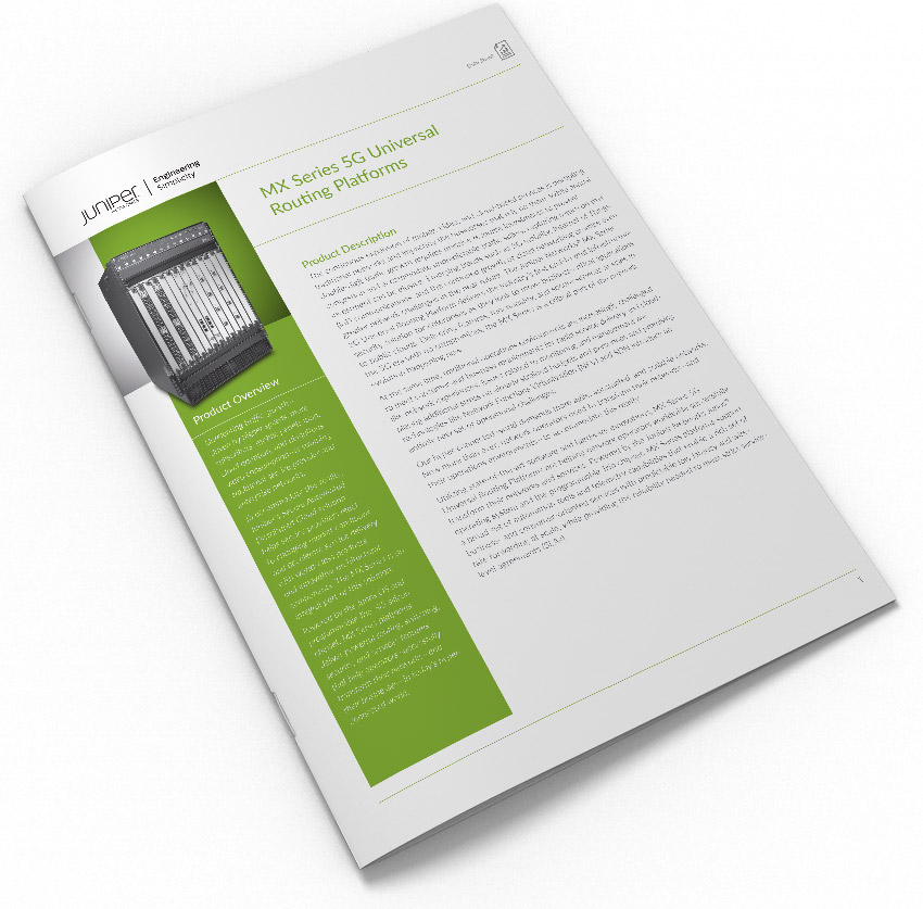 Juniper Networks MX-Series|SDN-enabled Routing Platforms